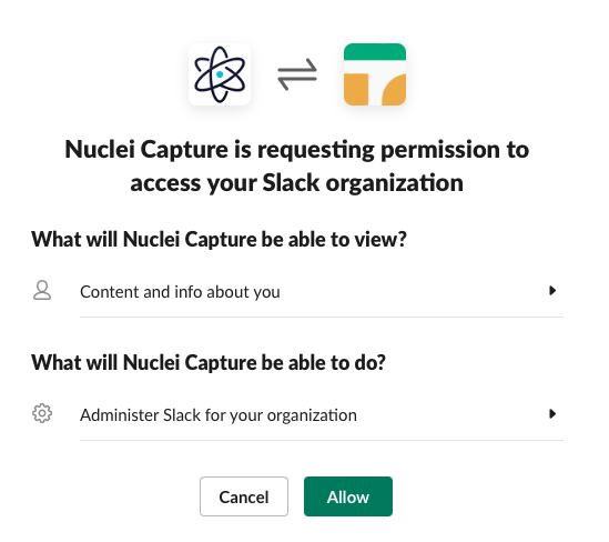 Compliance Archiving for Slack – Nuclei, Inc.